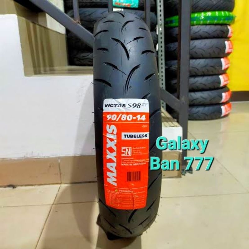Jual Ban Motor Maxxis 90/80-14 Victra Tubeless Ban Motor Matic Vario ...