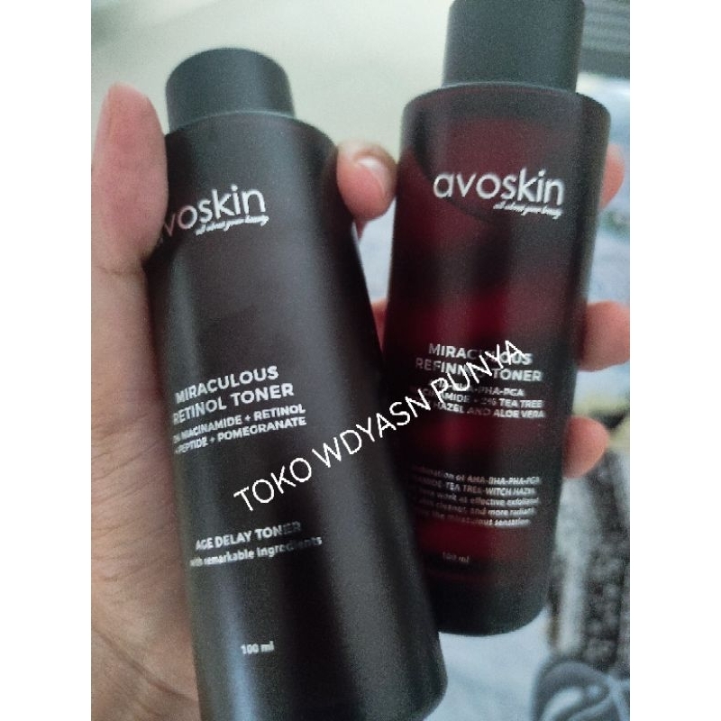 Jual Toner Avoskin Miraculous Refining 100ml-AHA BHA PHA-Eksfoliasi ...