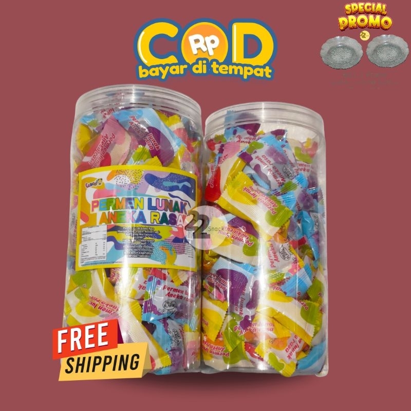 Jual Permen lunak Rasa buah Viral Tiktok / permen unik Lucu Halal ...