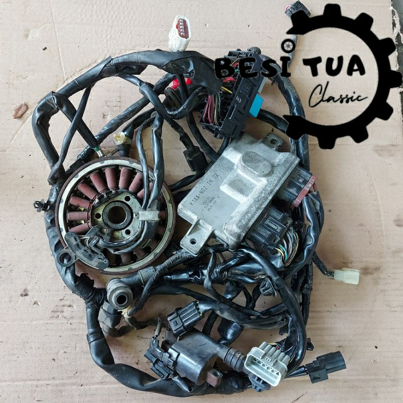 Jual Acg pengapian fullset kabel body ecu spull magnet beat deluxe beat ...