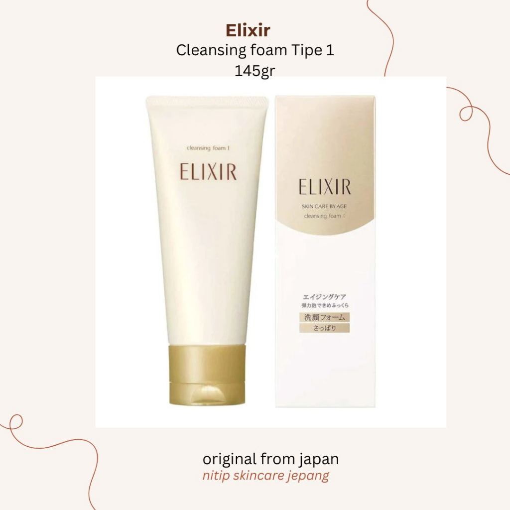 Jual PO jepang -- Elixir shiseido cleansing foam original japan, smoothing gel wash, balancing ...