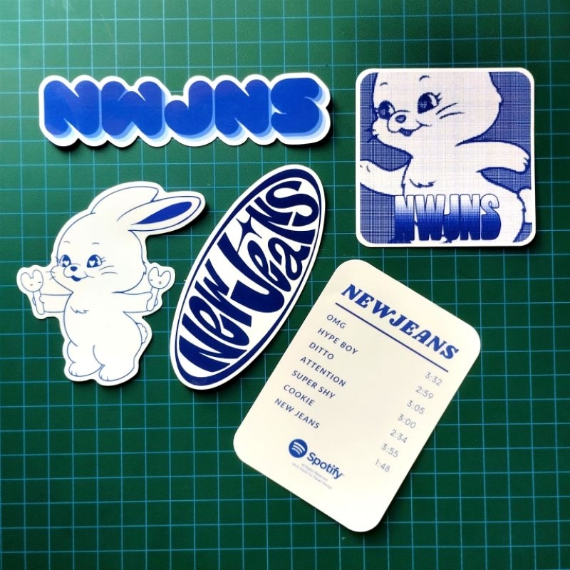 Jual 5 PCS New Jeans Series Sticker Pack | Shopee Indonesia