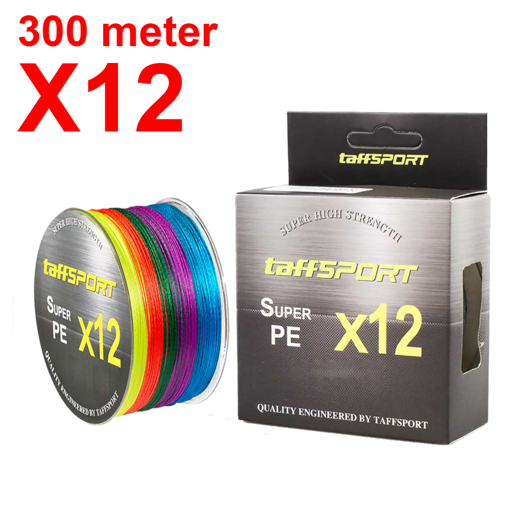Jual Benang PE x12 300m 12 Kepang Senar Pancing Multifilament Fiber ...