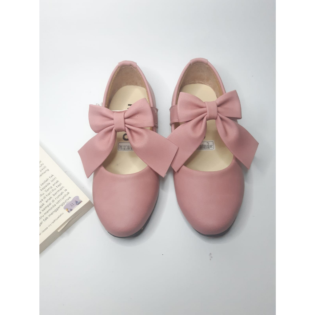 Jual Sepatu Anak Perempuan FlatShoes Terbaru Pita Model Korea | Shopee ...