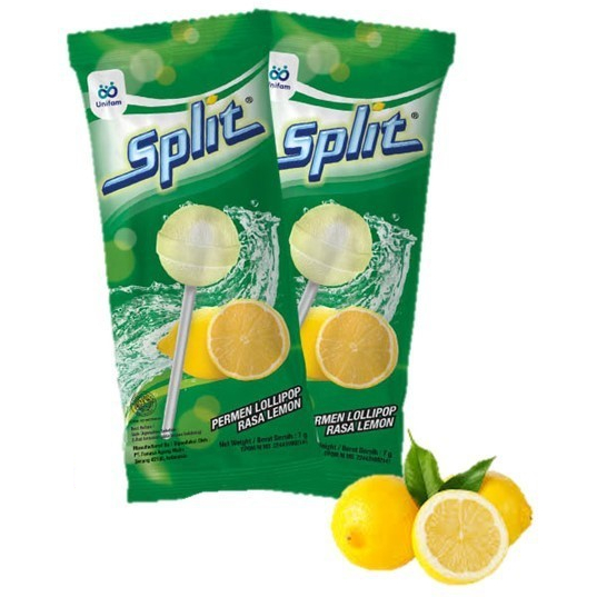 Jual Split Lemon/Mangga Cola Defanty Permen Lollipop 36 Pcs x 6 Gr ...
