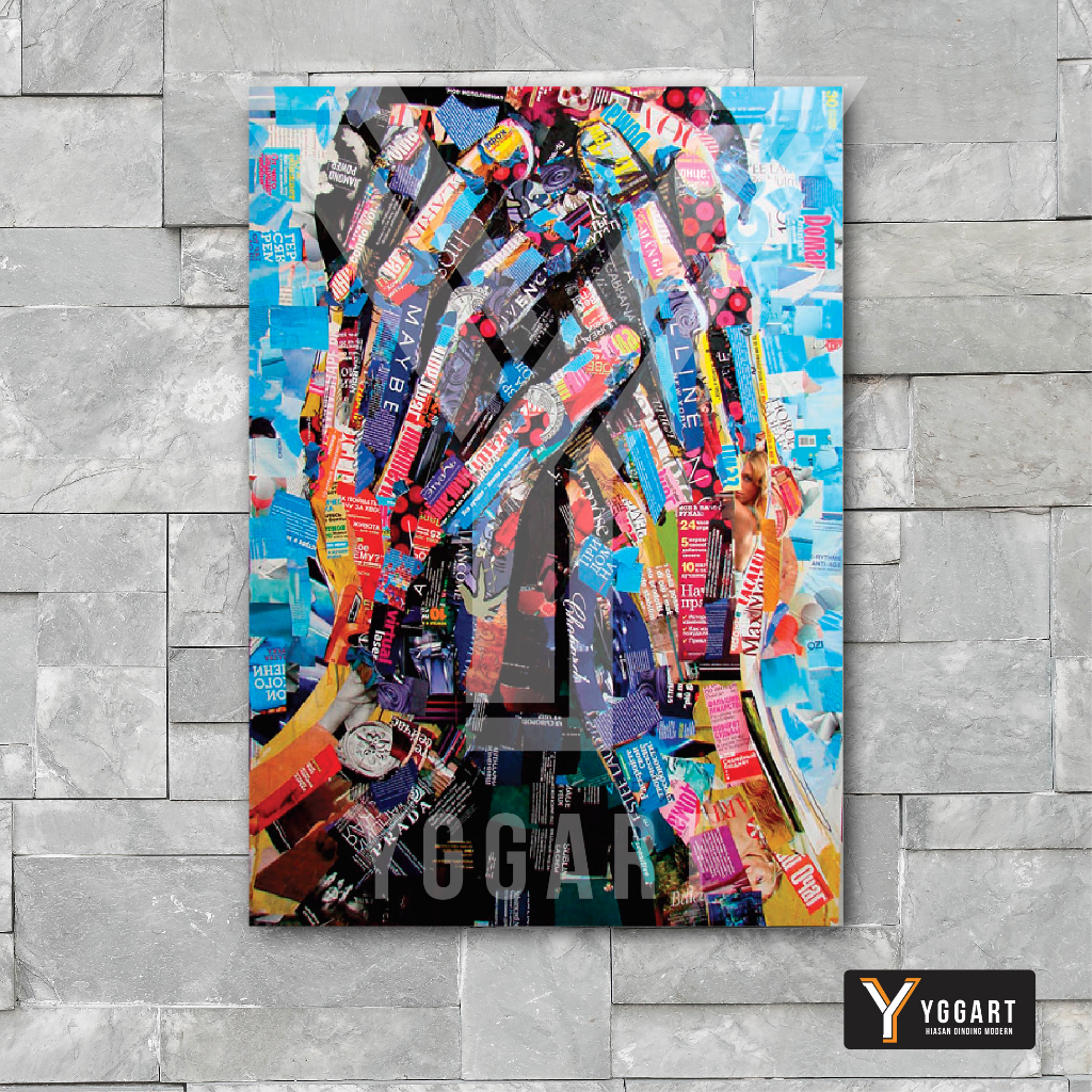 Jual Poster Kayu ABSTRAK POP ART tokoh Dekorasi Kamar 20 x 30 CM ...