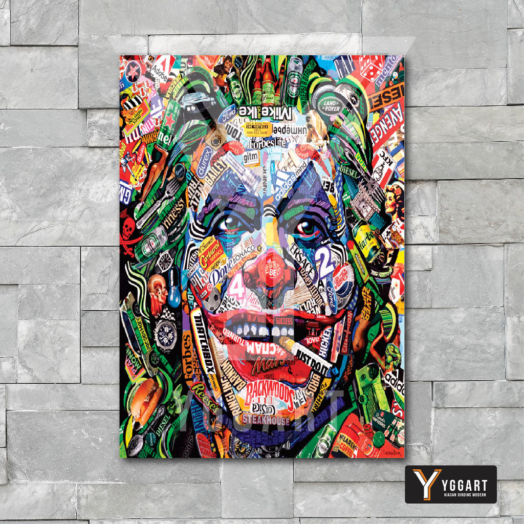 Jual Poster Kayu ABSTRAK POP ART tokoh Dekorasi Kamar 20 x 30 CM ...