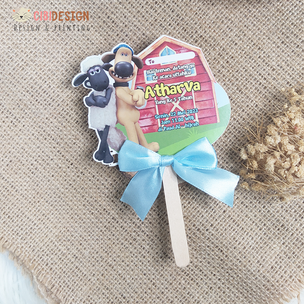 Jual Kartu Undangan Ulang Tahun / Ultah / Khitan / Sunatan / Baby ...