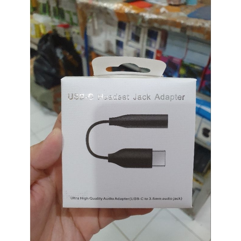 Jual jack audio type c kabel audio type c sambungan handsfree jack 3 ...
