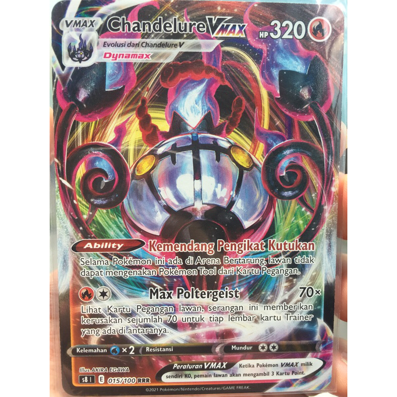 Jual KARTU POKEMON CHANDELURE V DAN VMAX RRR INDONESIA HOLO | Shopee ...