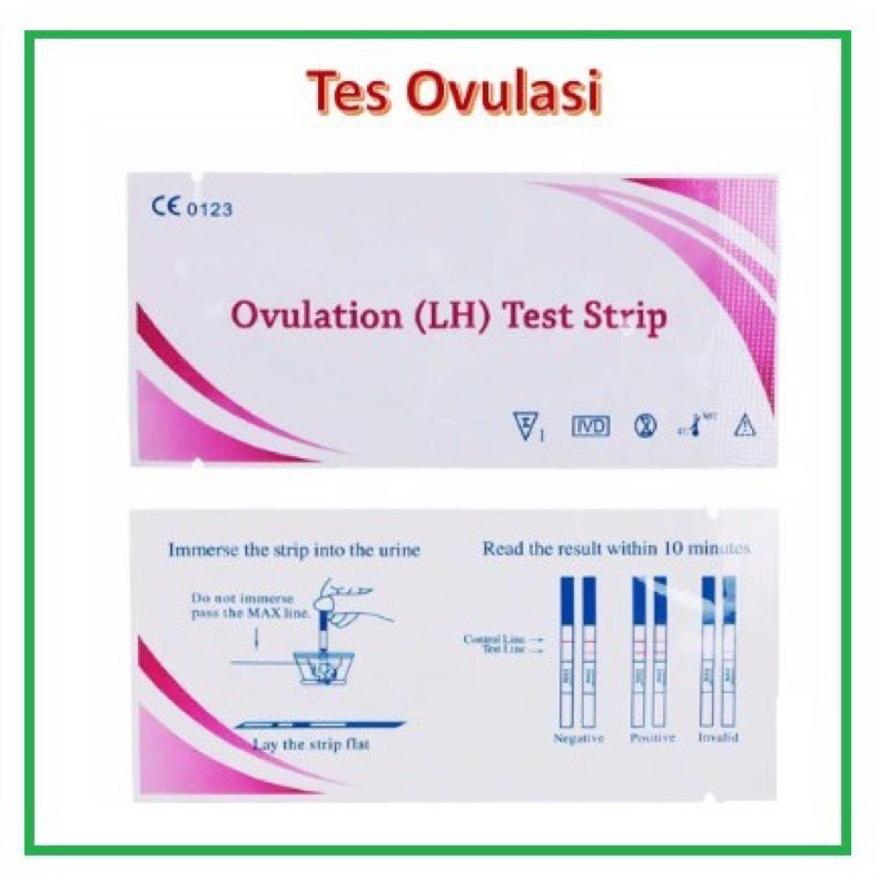 Jual Test Pack Tes Masa Subur Ovulation LH Strip Ovulasi / Tespack Masa ...