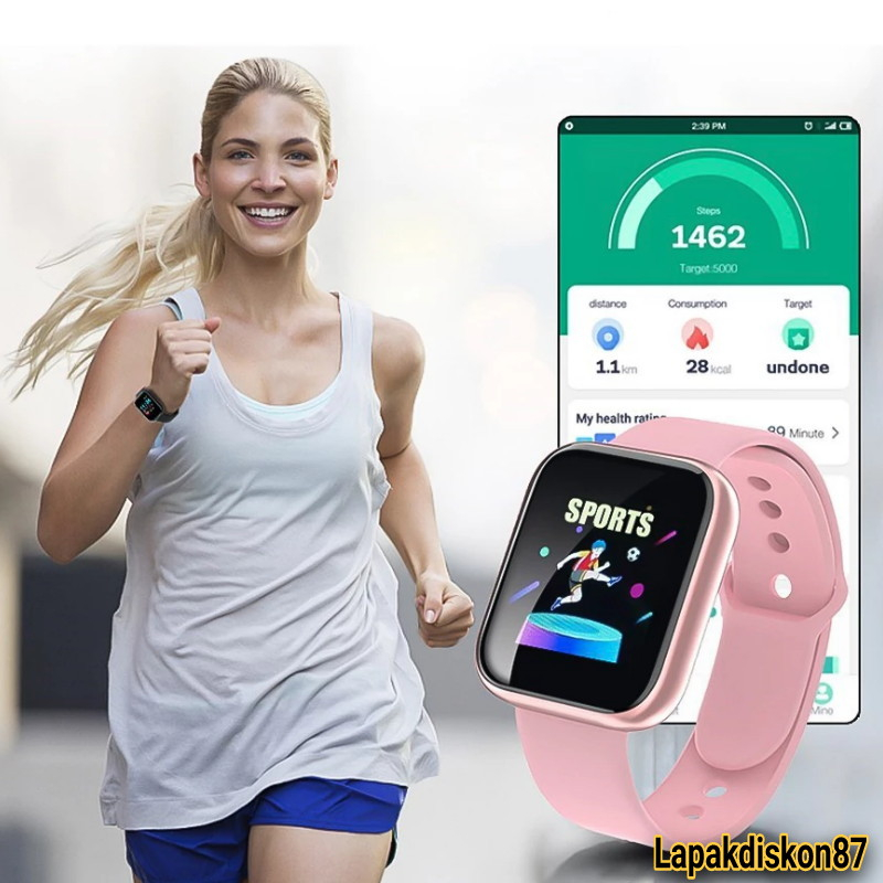 Jual Jam Tangan Pintar Android Smartwatch LED Sport Anak Pria Wanita ...