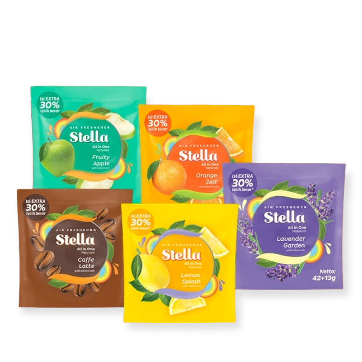 Jual STELLA AIO STELA PENGHARUM RUANGAN GANTUNG ISI 4 | Shopee Indonesia