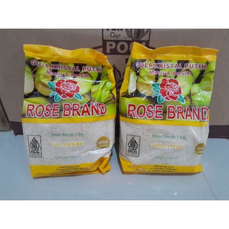 Jual gula rose brand 1kg / gula pasir 1kg | Shopee Indonesia