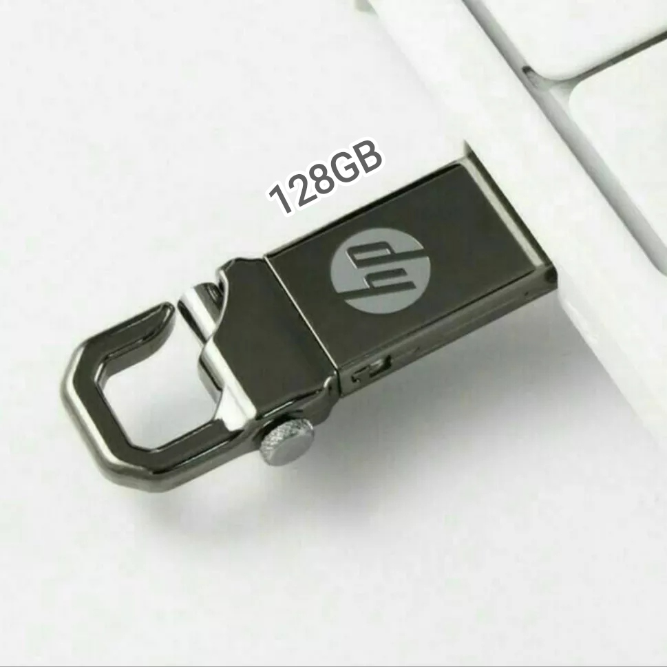 Jual Flashdisk Hp V250W 128GB 64GB 32GB 16GB 8GB 4GB 2GB Besi Metalik ...