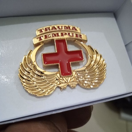Jual brevet wing pin lencana trauma tempur pdh tni ad | Shopee Indonesia