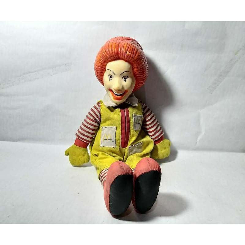 Jual Boneka Maskot Ronald Clown Badut Mcdonalds Happy Meal Mcd Doll Jadul Mascot Figure Doll ...