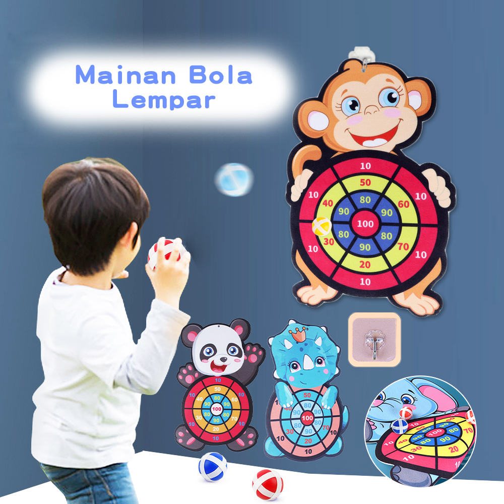 Jual JOYOBABY Mainan Lempar Bola Papan Tempel Mainan Lempar Bola Anak ...