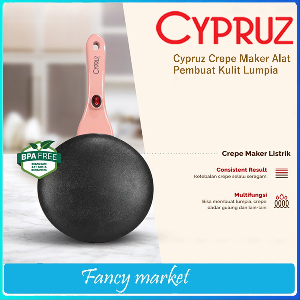 Jual CYPRUZ Crepe Maker AK 0229 Alat Pembuat Kulit Lumpia | Shopee ...