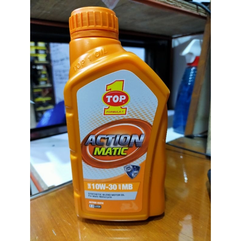 Jual Oli Top 1 Evolution Matic 4T SAE 10W-40 800ml Top 1 Matic X-Tra 4T ...