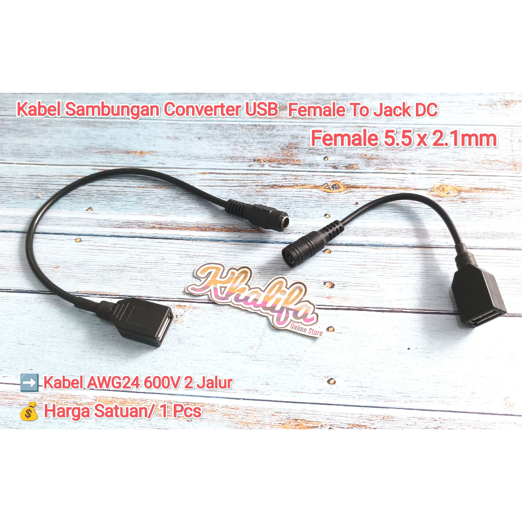 Jual Kabel Cable Konverter Converter Sambungan Adapter Adaptor Jack DC ...