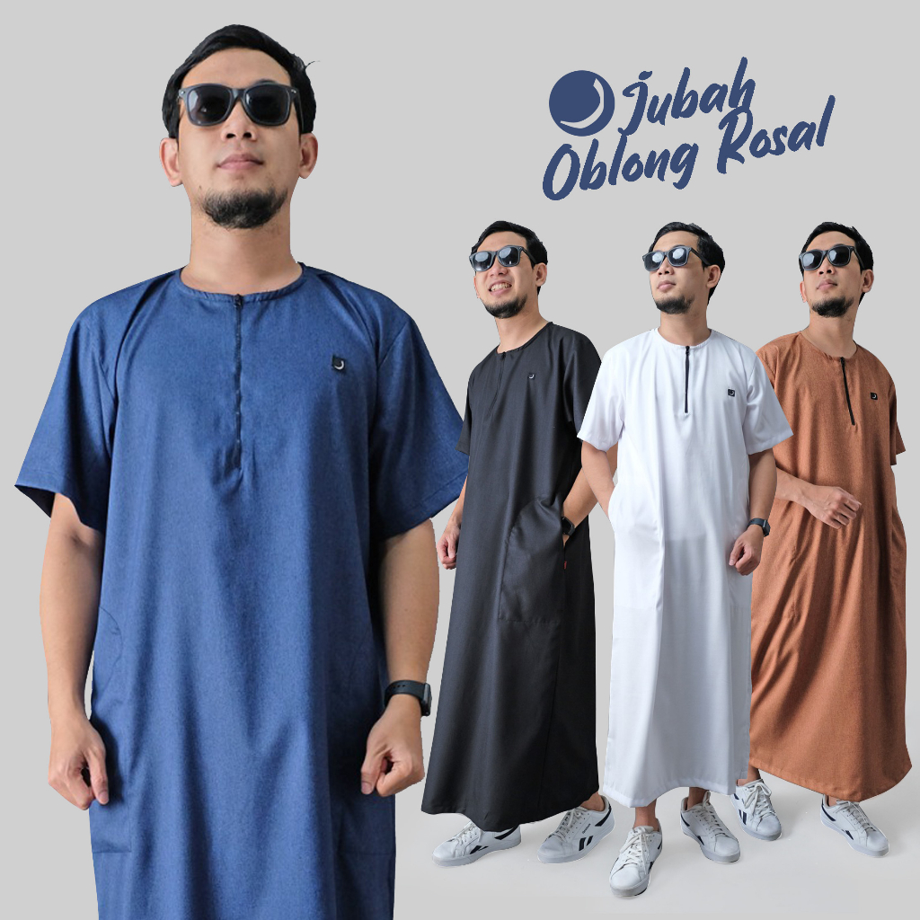 Jual Gamis Pria Jubah Dewasa Jubah Pria Lengan Pendek Jubah Gamis Pria ...