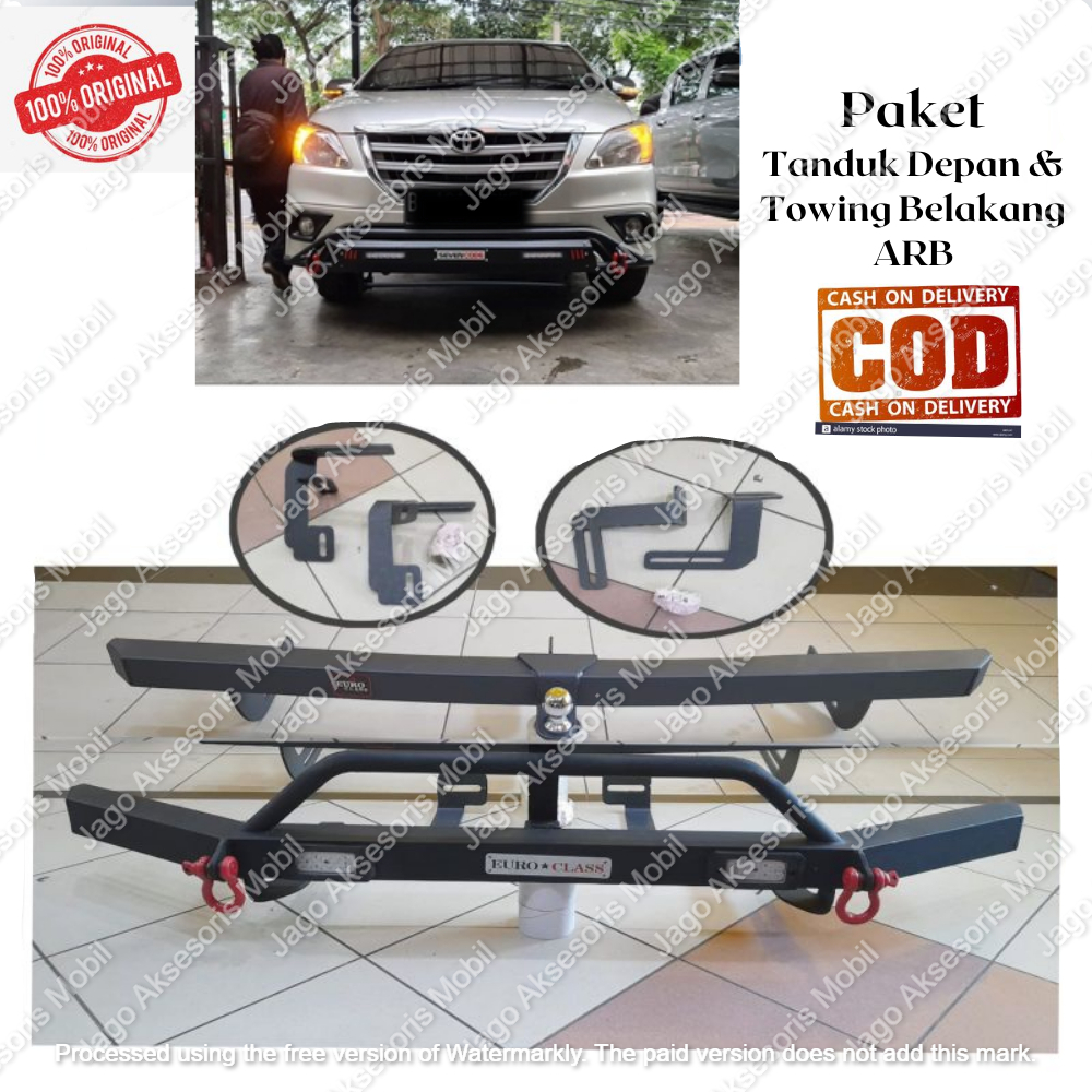 Jual PAKET LENGKAP TANDUK DEPAN + TOWING BELAKANG ARB INNOVA 2004-2015 ...