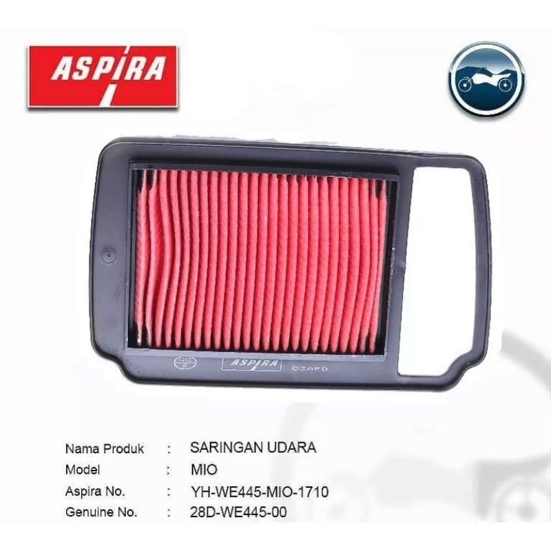 Jual Filter Udara , Saringan Udara Motor Yamaha Mio Sporty Mio Smile ...
