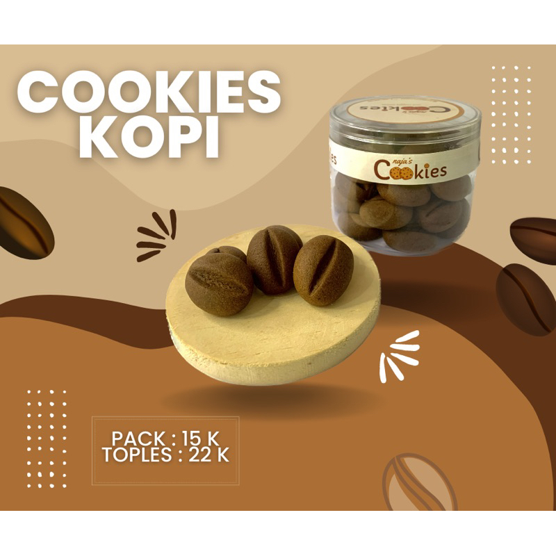 Jual Cookies kopi | Kue Kering rasa kopi | Shopee Indonesia