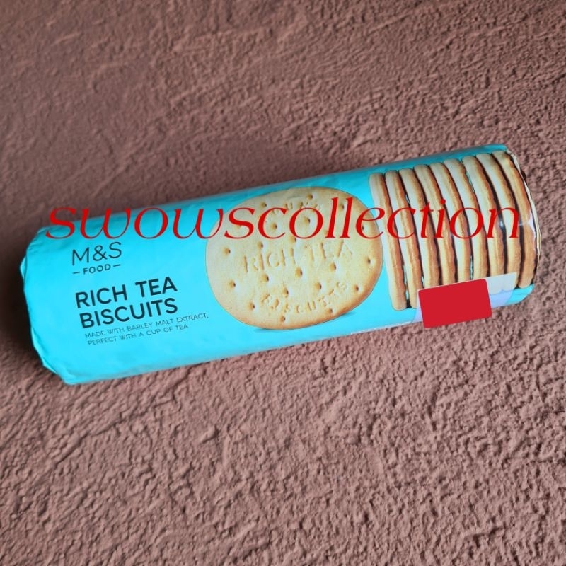 Jual M&S MARK MARKS & AND SPENCER RICH TEA BISCUITS BISCUIT BISKUIT ...