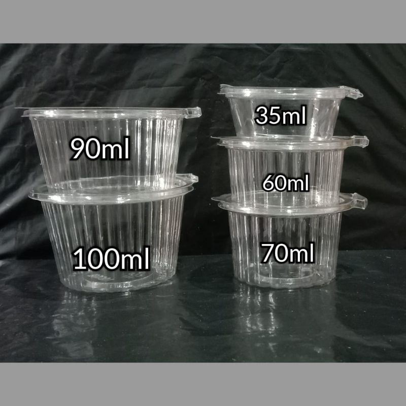 Jual cup saos ns isi 50pcs sauce cup 35,60,70,90,100ml | Shopee Indonesia