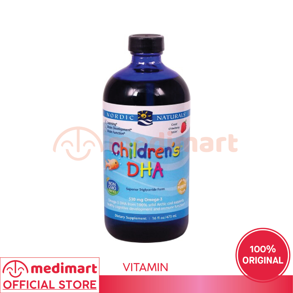 Jual NORDIC NATURALS CHILDREN'S DHA (STRAWBERRY) | Shopee Indonesia