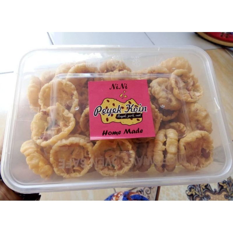 Jual new produk peyek koin homemade fresh setiap hari baru | Shopee ...