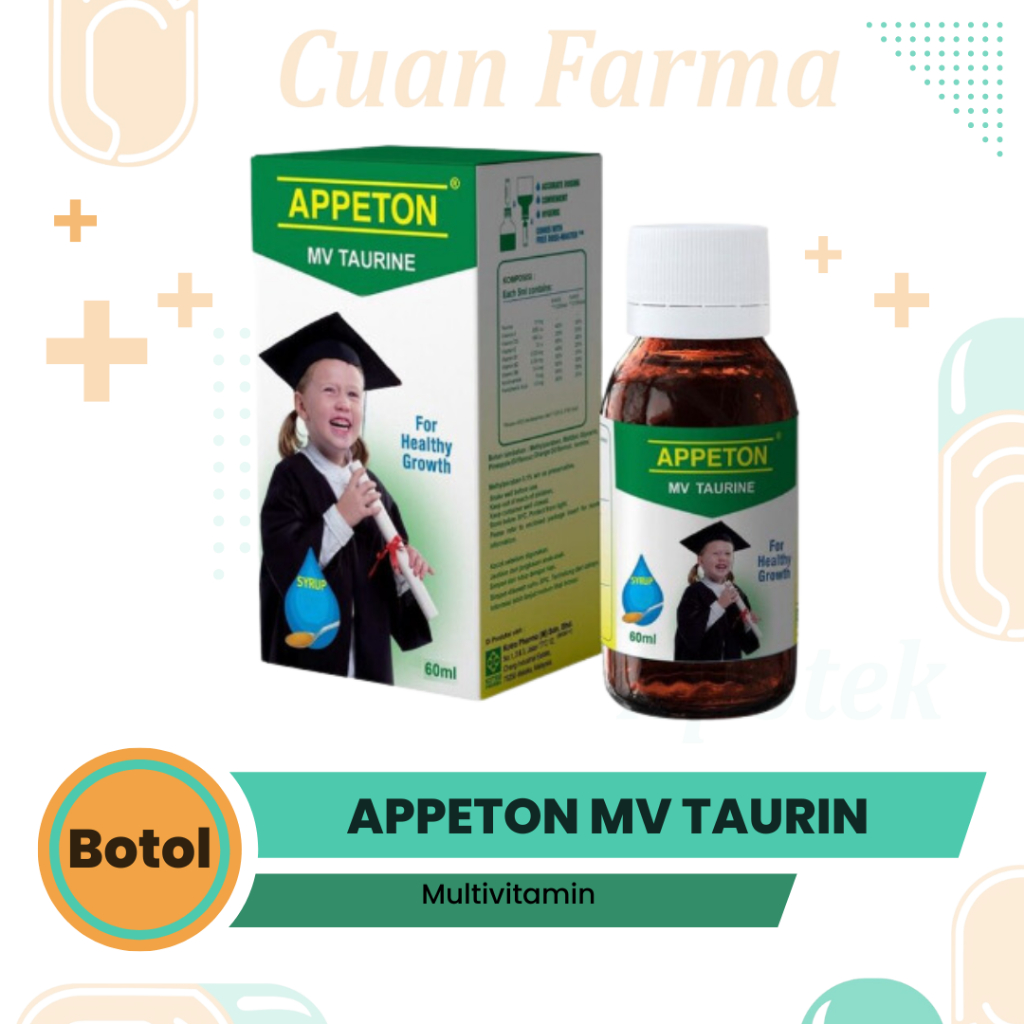 Jual Appeton Multivitamin with Taurine 60 Tablet | Shopee Indonesia