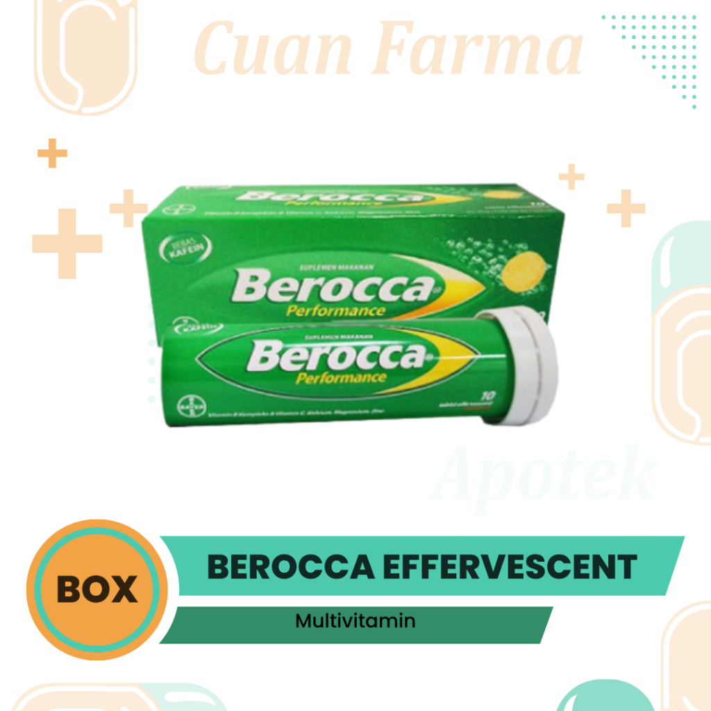 Jual Berocca Performance 10 Tablet Effervescent | Shopee Indonesia