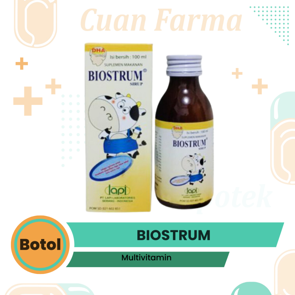 Jual Biostrum Sirup 100 ml (BACA DESKRIPSI) | Shopee Indonesia