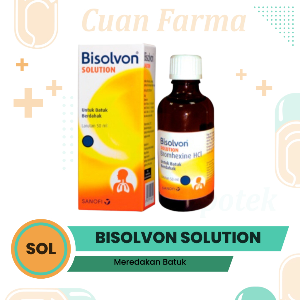 Jual Bisolvon Solution 50 ml | Shopee Indonesia