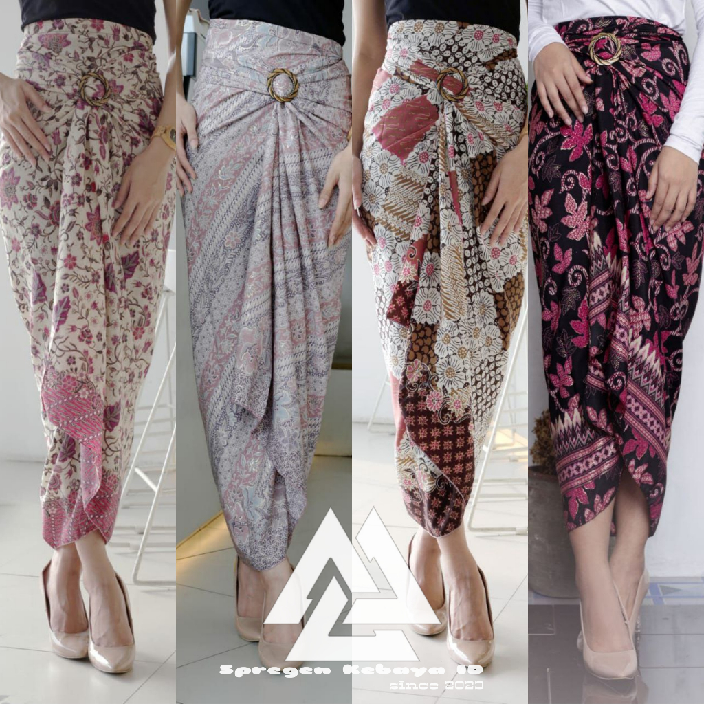 Jual SKI - Rok Lilit Kebaya Khusus Bawahan Warna Pink Rok Lilit ...