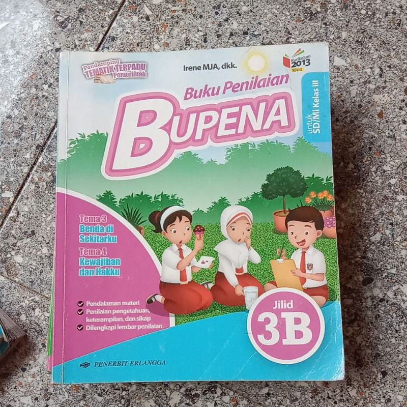 Jual BUPENA BUKU PENILAIAN UNTUK SD MI KELAS 3 JILID 3B | Shopee Indonesia