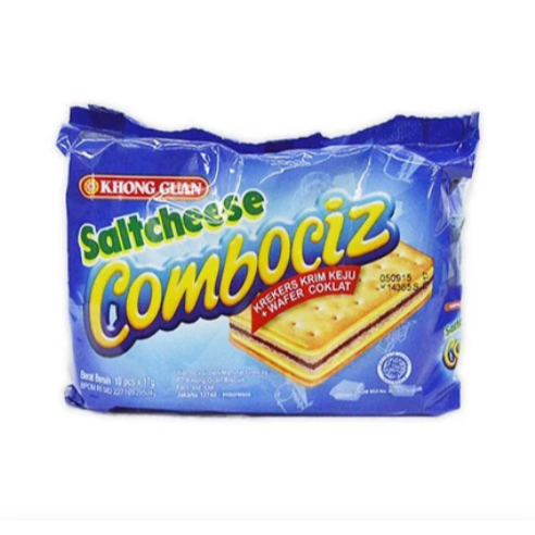 Jual KHONG GUAN BISCUITS COMBOCIZ SALTCHEESE 10'S X 17GR | Shopee Indonesia