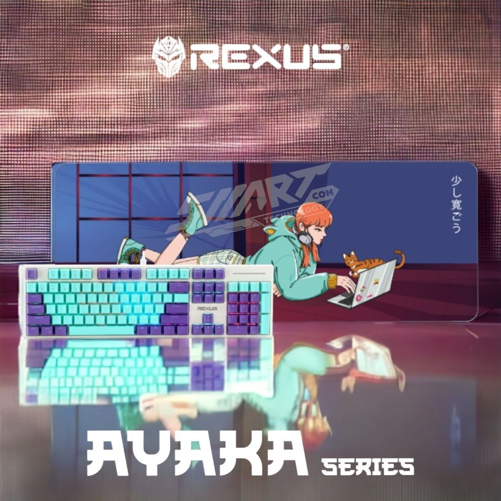 Jual Rexus Keyboard Mousepad AYAKA Series Full Size | Shopee Indonesia