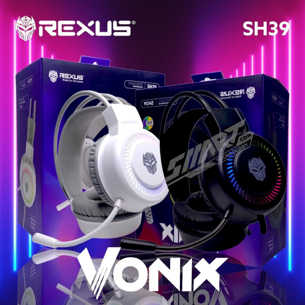 Jual Headset Gaming RGB Rexus Vonix SH39 | Shopee Indonesia
