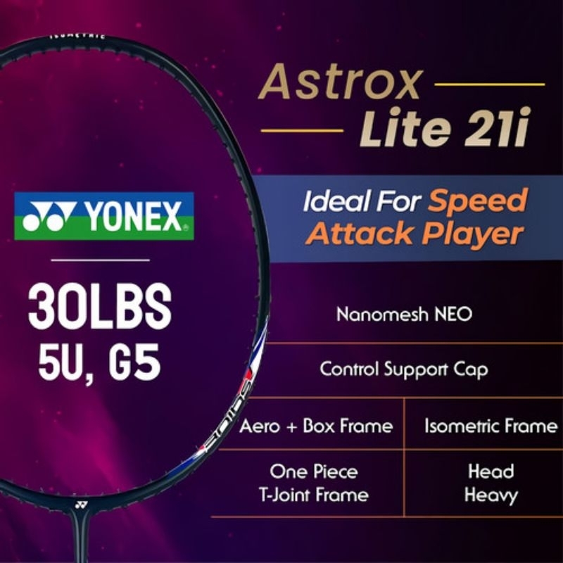 Jual Raket Batminton Original Yonex ASTROX LITE 21i/27i VOLTRIC LITE 20i | Shopee Indonesia