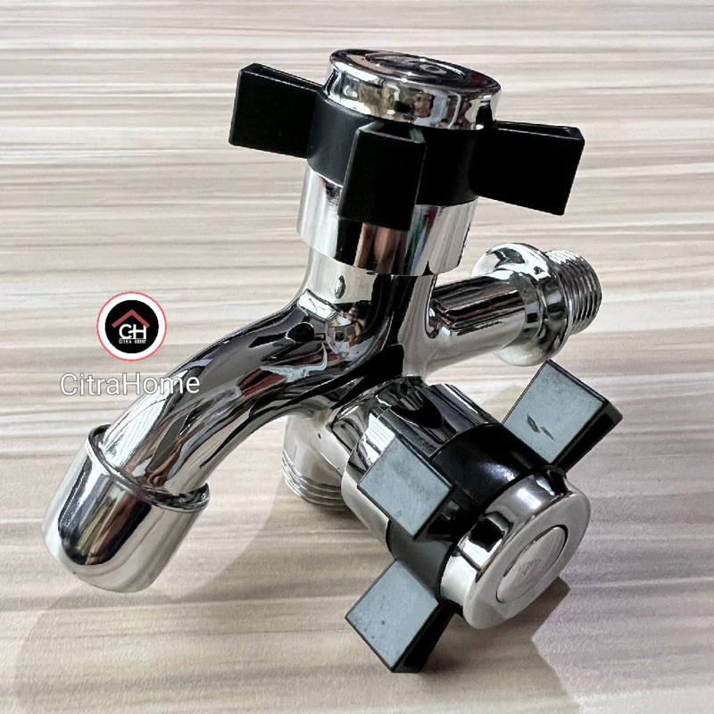 Jual Kran Cabang / Double Baling 1/2” FLO | Shopee Indonesia