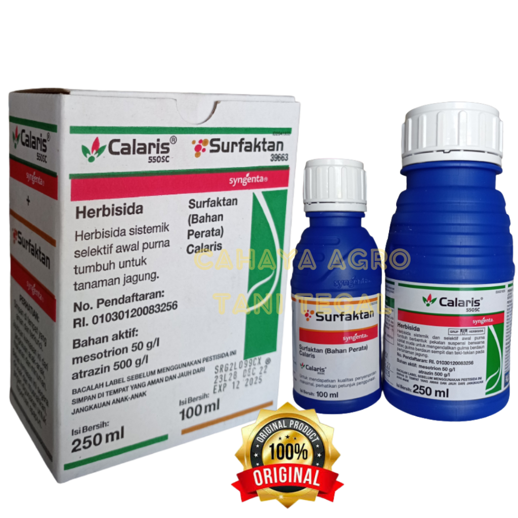 Jual Herbisida Selektif CALARIS 550SC 550 SC 250ml + Surfaktan 100ml ...