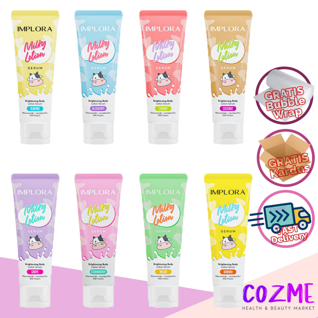 Jual IMPLORA Milky Lotion Body Serum 50gr | Shopee Indonesia