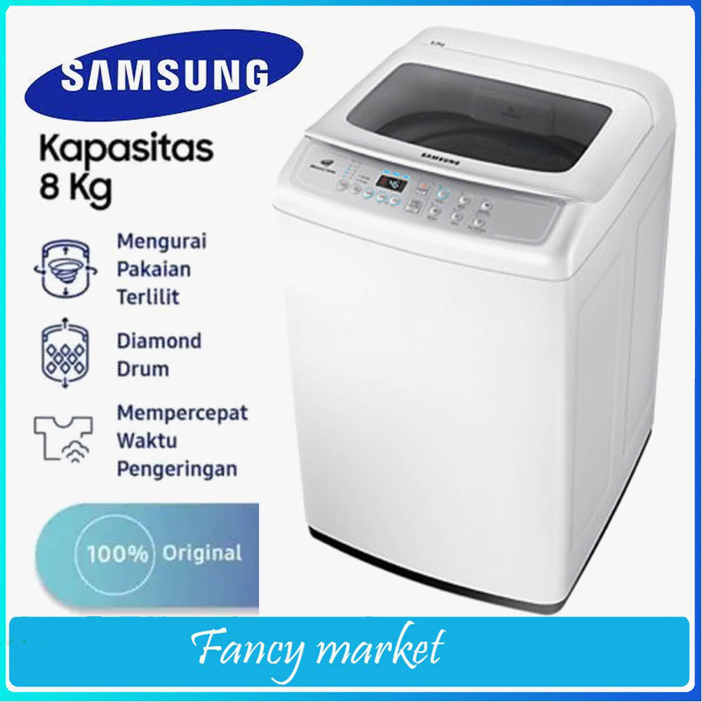 Jual MESIN CUCI 1 Tabung Top Loading SAMSUNG 80H4000 Kapasitas 8KG ...
