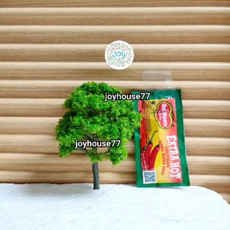 Jual 1pc Miniatur Pohon Hijau 4 - 12 cm Bahan Maket Green Tree Diorama ...