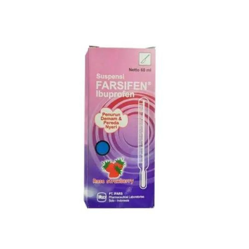 Jual Farsifen Syrup 60 ml rasa strawberry | Shopee Indonesia