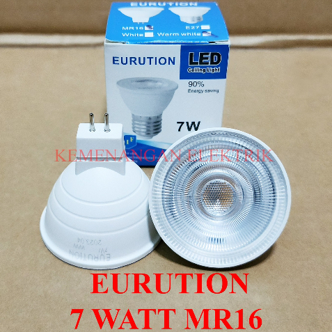 Jual LAMPU HALOGEN SOROT COB LED MR16 7W MANGKOK TUSUK EURUTION / SPOTLIGHT FOKUS 7 WATT 7WATT 7 ...